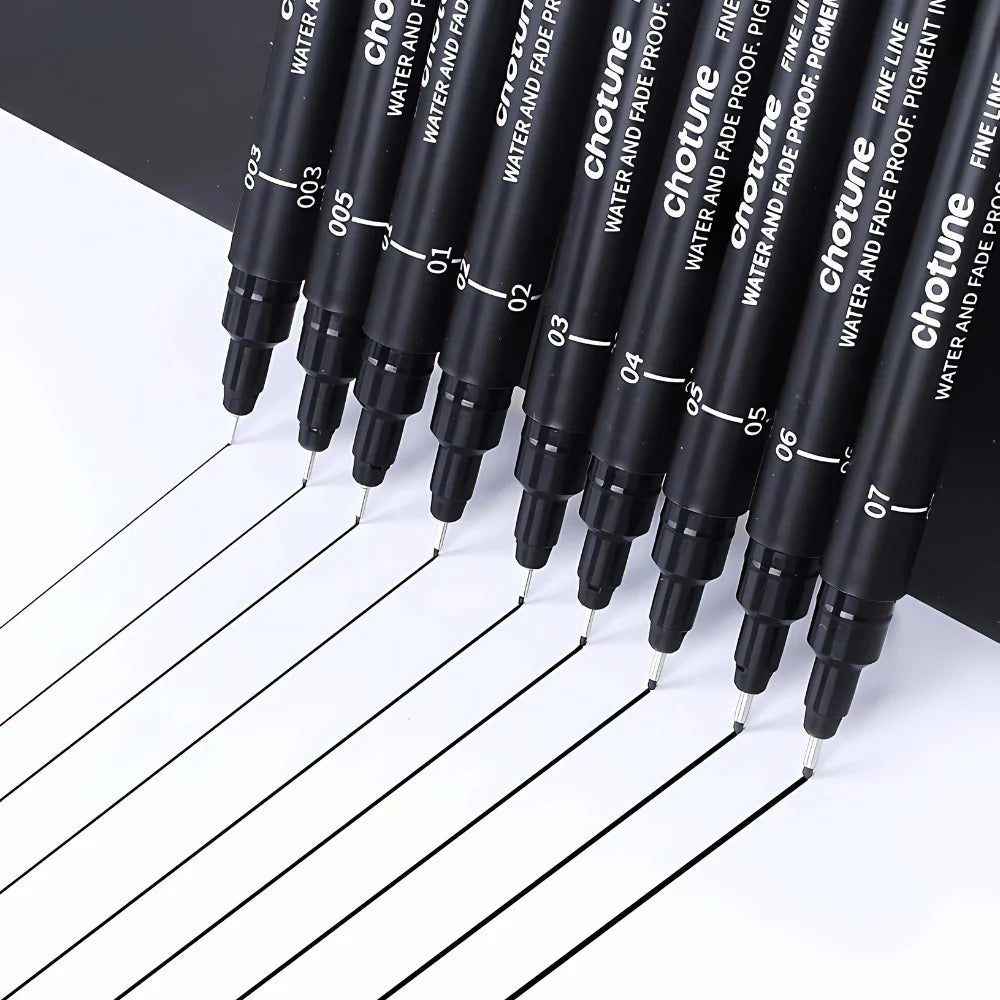 Endura Ink Pro 6pc Pen Set - Archival, Waterproof Ink – Selovin